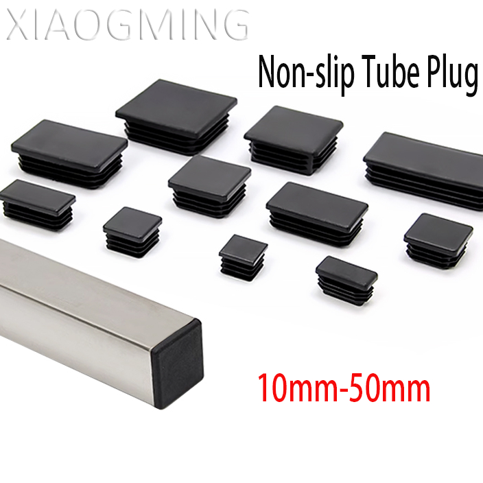 10mm-50mm Hình Chữ Nhật Đen Ống Nhựa Ống Bên Trong Phích Cắm Ống Miếng ...