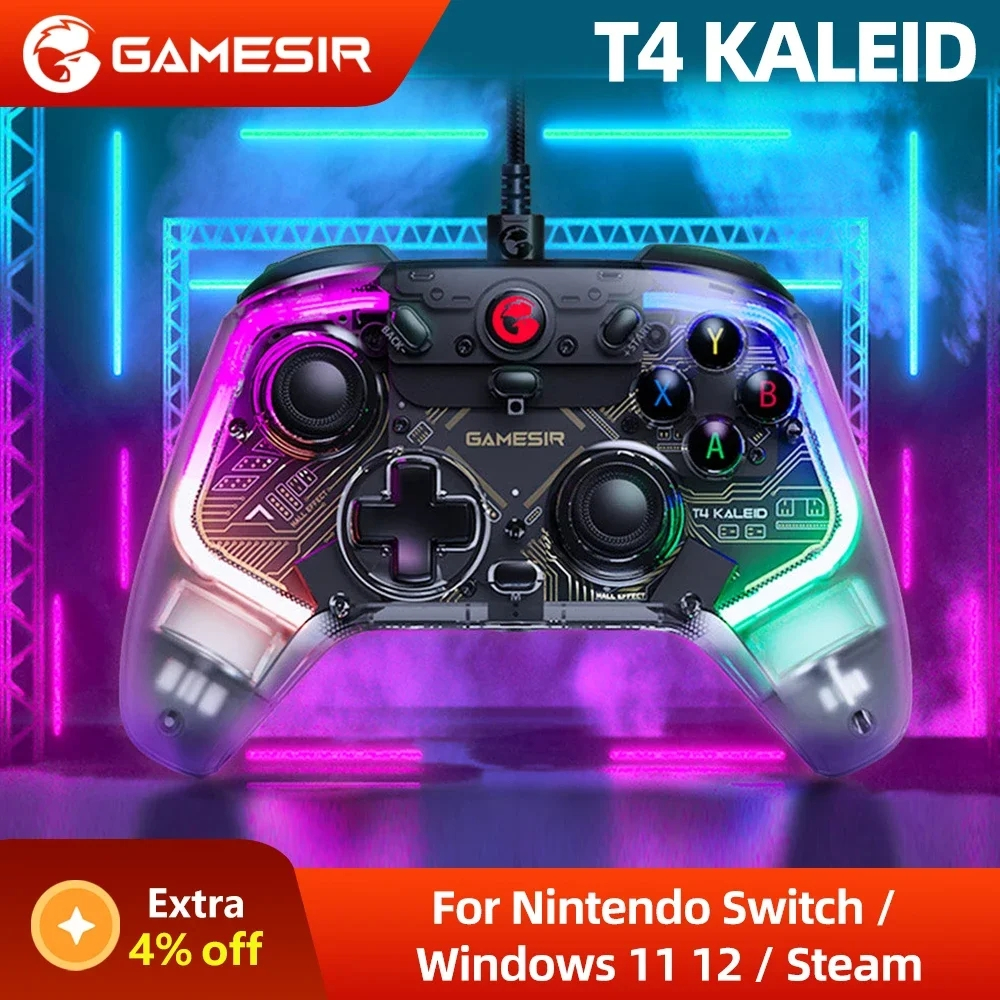 Gamesir T4 Kaleid T4K Bộ điều khiển chơi game Tay cầm chơi game có dây ...