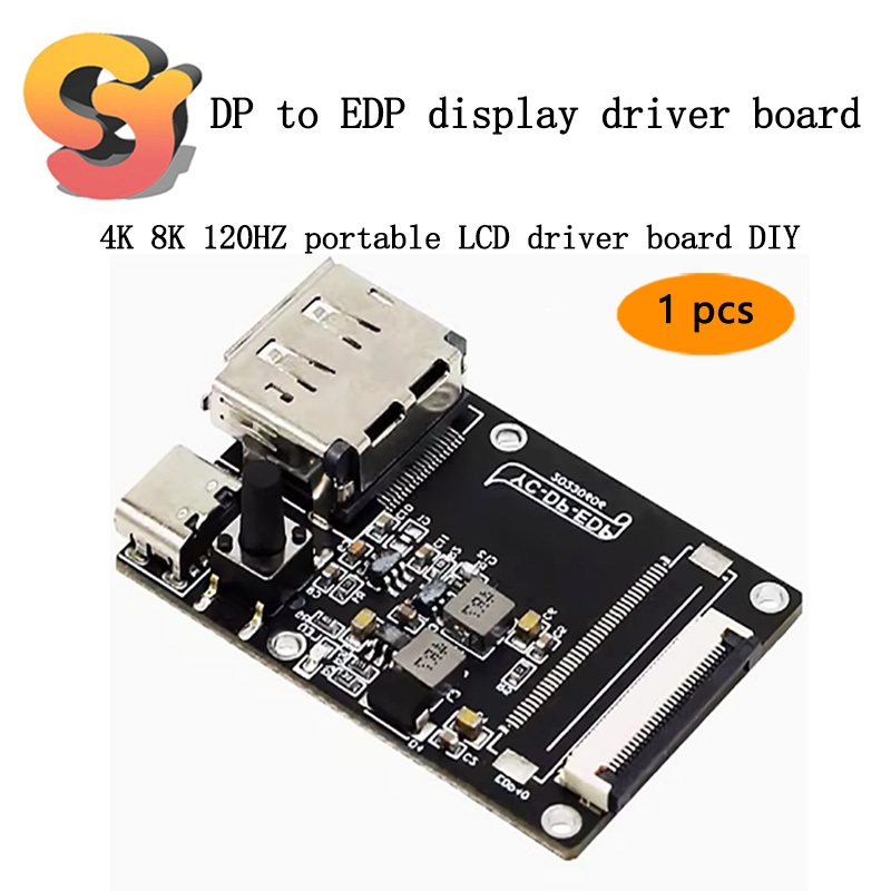 1 Bảng Mạch Điều Khiển Hiển Thị LCD 8K 8K 120HZ DP Sang EDP DIY ...