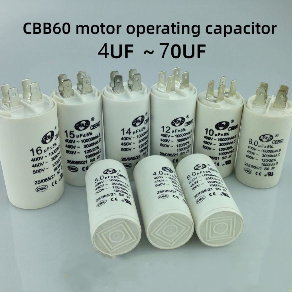 Cbb60 4UF ~ 70UF450V Động Cơ AC Chạy Tụ Điện Động Cơ Máy Bơm Nước Chạy ...
