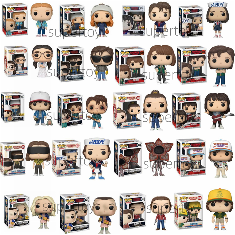 Funko Pop Stranger Things TV Dustin Steve Eleven 11 Demogorgon Brenner ...