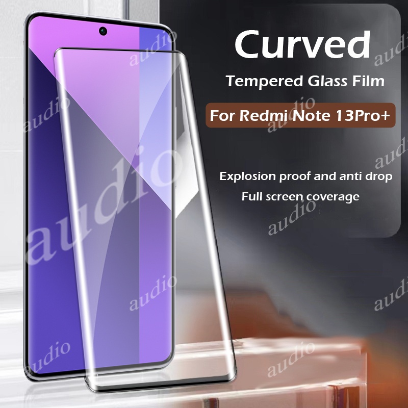 Kính Cường Lực 3D Bảo Vệ Màn Hình Cong Cho Redmi Note 13 Pro + 5G 2024 Note 13Pro Plus + 13Pro ...