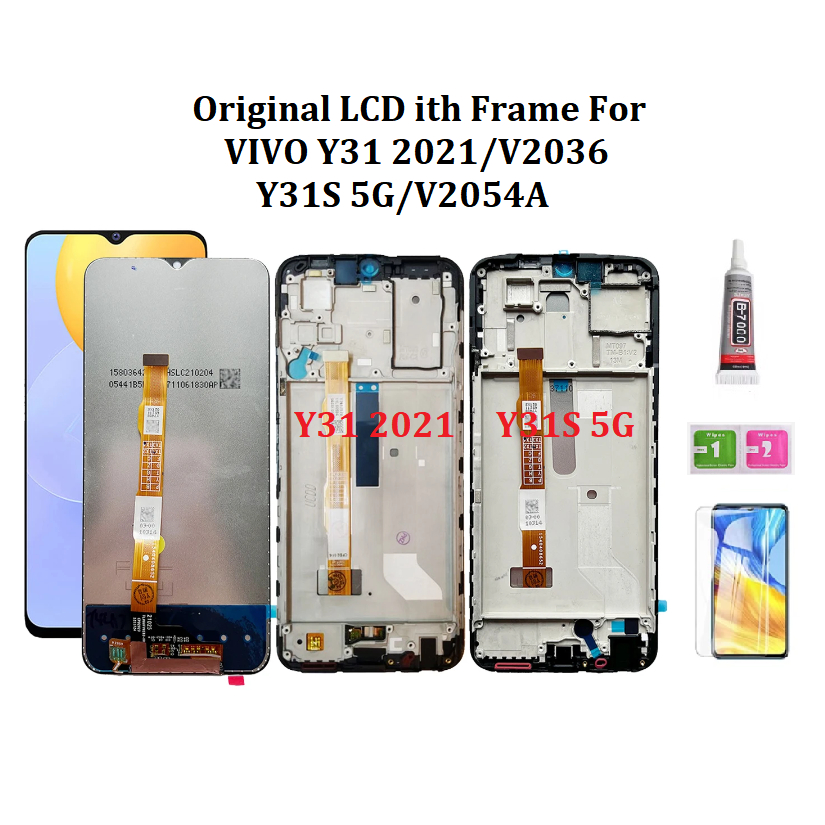 Màn Hình Cảm Ứng LCD Kèm Phụ Kiện Cho VIVO Y31 2021 V2036 Y31S 5G V2054A | Shopee Việt Nam