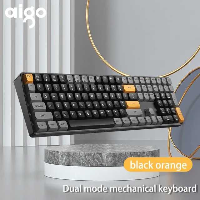 Bàn Phím Cơ Aigo A108 Không Dây 2.4G 110 Phím Có Thể Sạc Lại Dành Cho ...