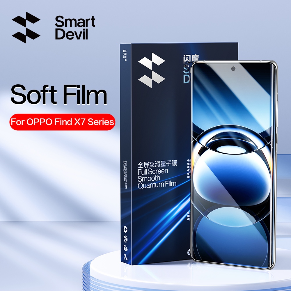 SmartDevil Miếng Dán Hydrogel Mềm Mại Bảo Vệ Màn Hình Chống Dấu Vân Tay Cho OPPO Find X7 ...