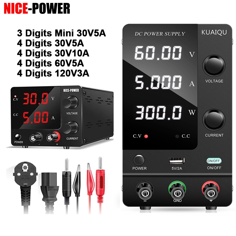 NICE-POWER Máy Cấp Nguồn Nguồn dc Điều Chỉnh Nguồn Cấp Điện USB dc 30v 10a Mini 30v 5a 60v 5a ...
