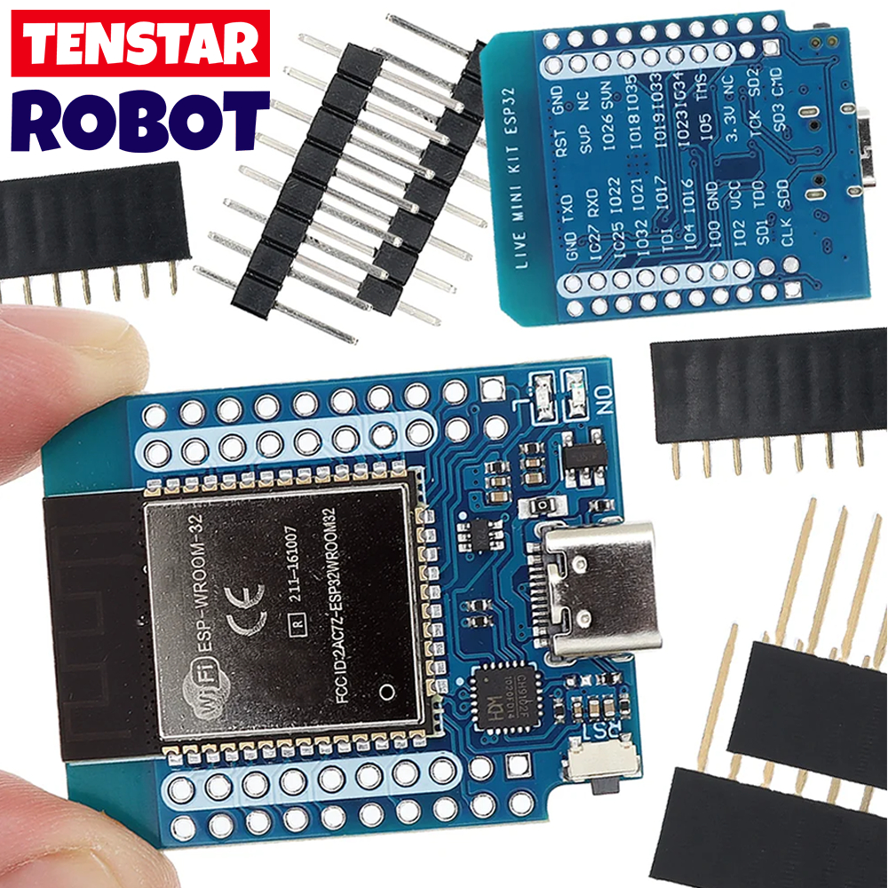 Bảng Mạch D1 MINI ESP32 WiFi + Bluetooth ESP-32 CH9102 Chip Phát Triển ...