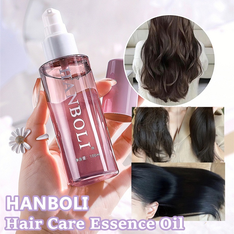 Tinh Dầu Chăm Sóc Tóc HANBOLI 100ML Không Cần Xóa Tóc Khô Tiện Dụng ...