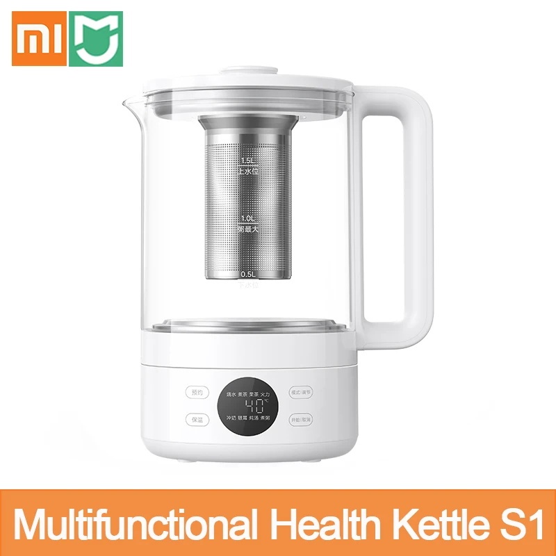 Ấm đun nước sức khỏe đa chức năng Xiaomi Mijia S1 1.5L 316L Tấm sưởi ấm bằng thép không gỉ 1000W ...