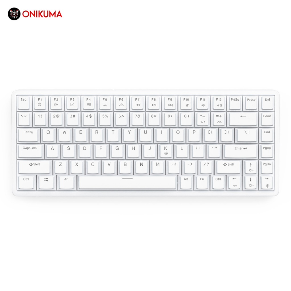 Bàn phím cơ có dây ONIKUMA G30 với đèn nền RGB 16 triệu màu, bố trí 84 ...