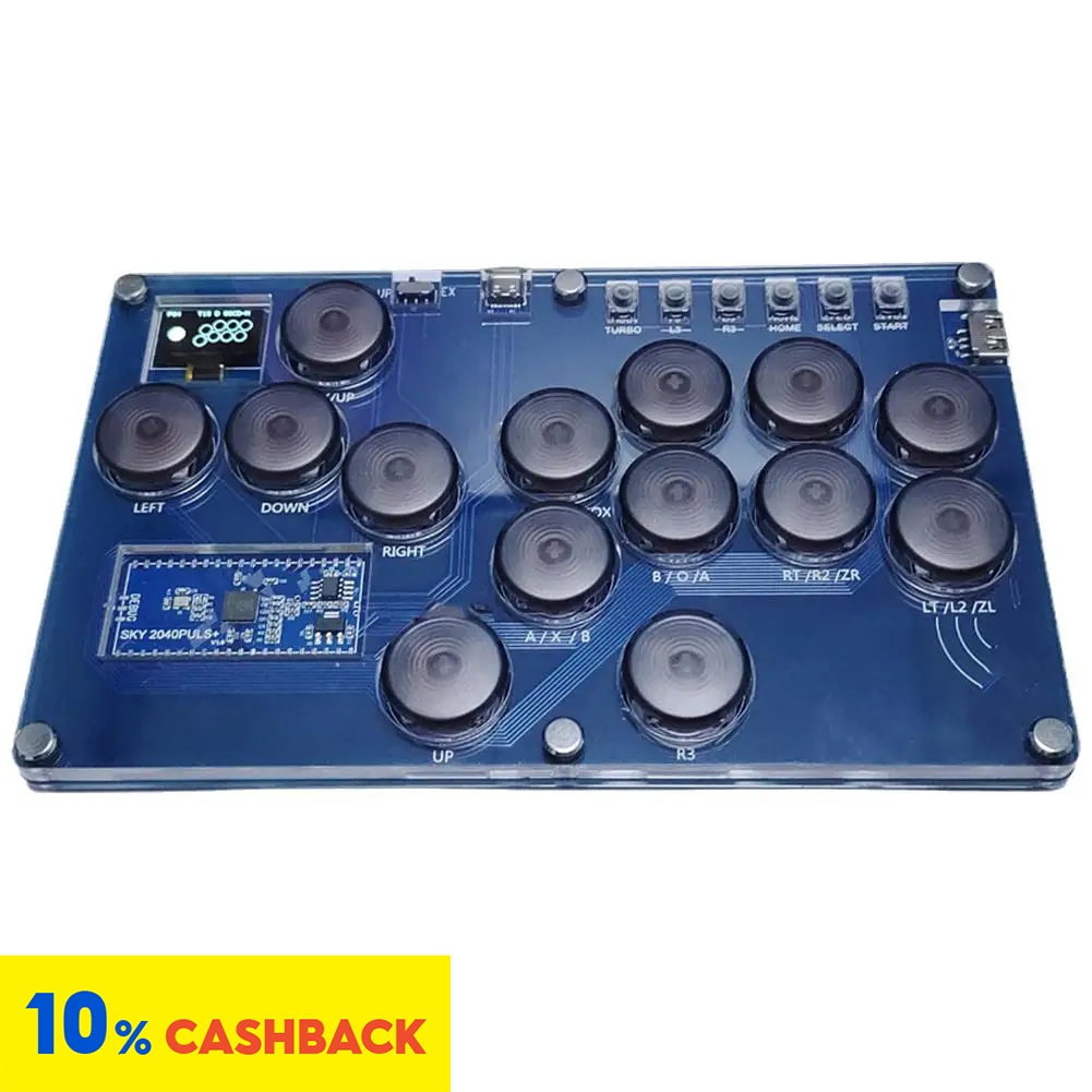 ⭐Cho HitBox Trò Chơi Chiến Đấu Tay Cầm Chơi Game Bàn Phím Cho Switch PC ...