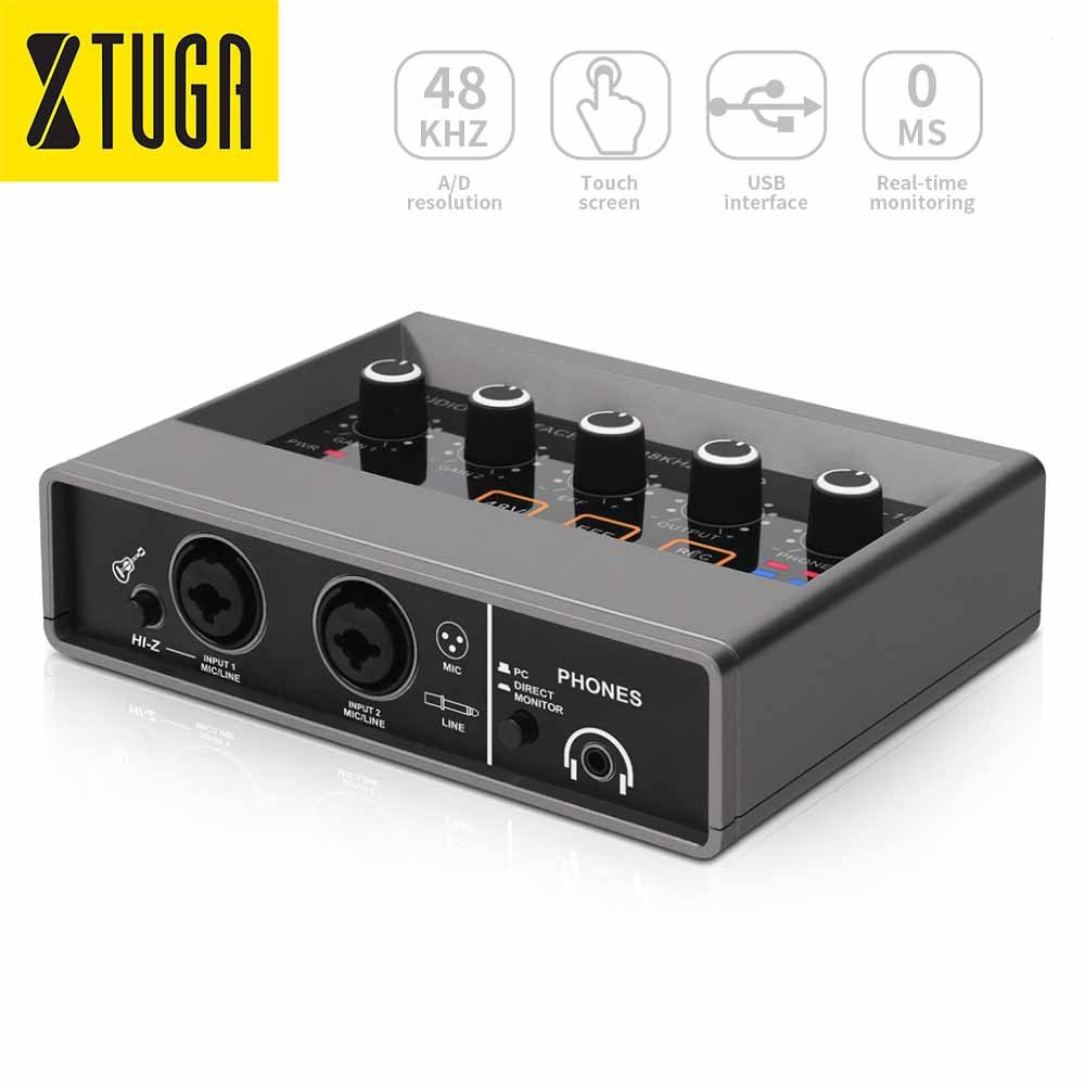 Thẻ Ghi Âm Chuyên Nghiệp XTUGA Q-16 Với 16 bit / 48Khz Có Hiệu Ứng DSP ...