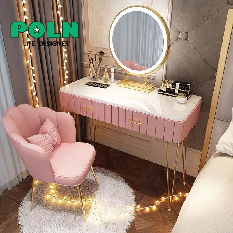 Đa chức năng Vanity phân phòng ngủ Vanity bàn trang điểm ngăn kéo khóa ...