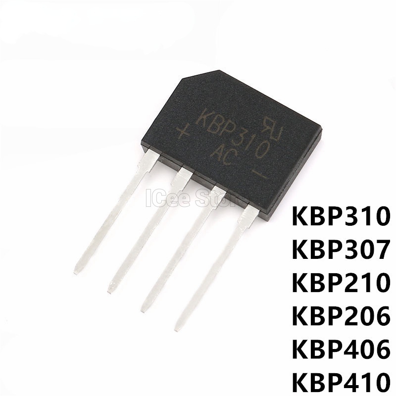 20 Chiếc Chính Hãng KBP206 KBP210 KBP307 KBP310 KBP410 2A 3A 4A 1000V ...