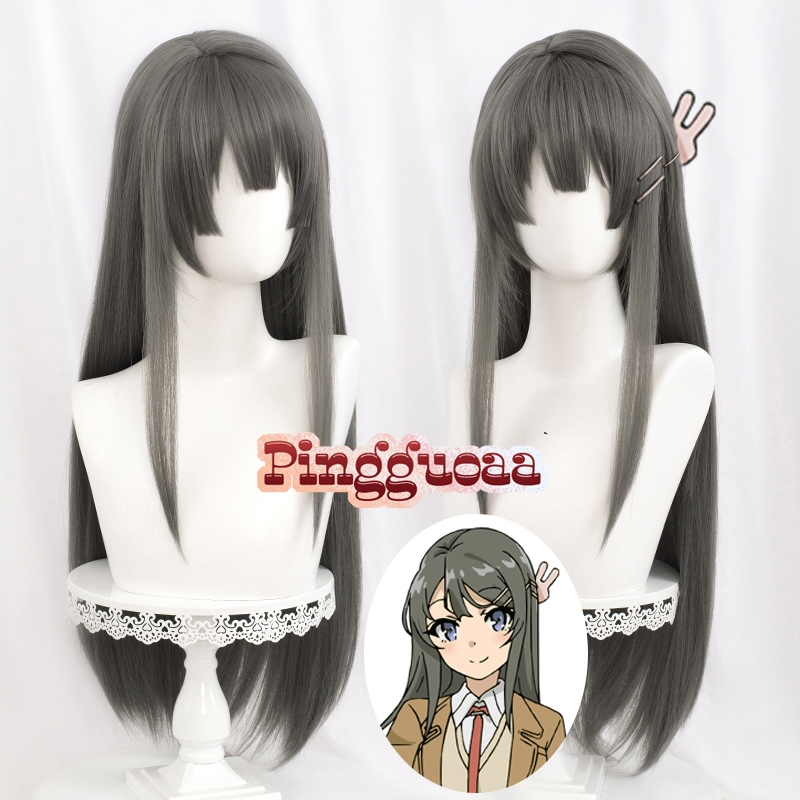 Rascal Does Not Dream Of Bunny Girl Senpai Sakurajima Mai Cosplay Wigs ...