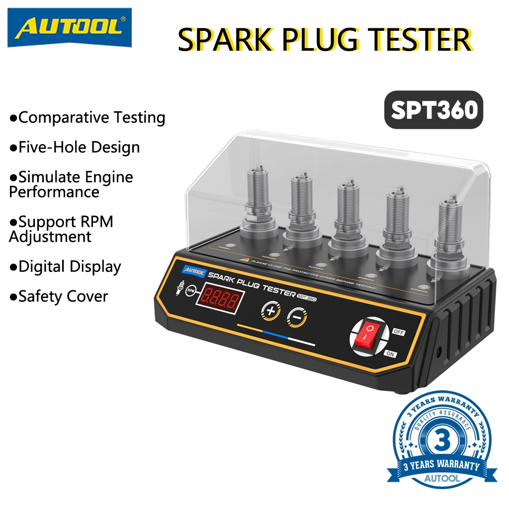 AUTOOL SPT360 Xe Bugi Bút Thử Đánh Lửa Người Thử Nghiệm Ô Tô Công Cụ ...