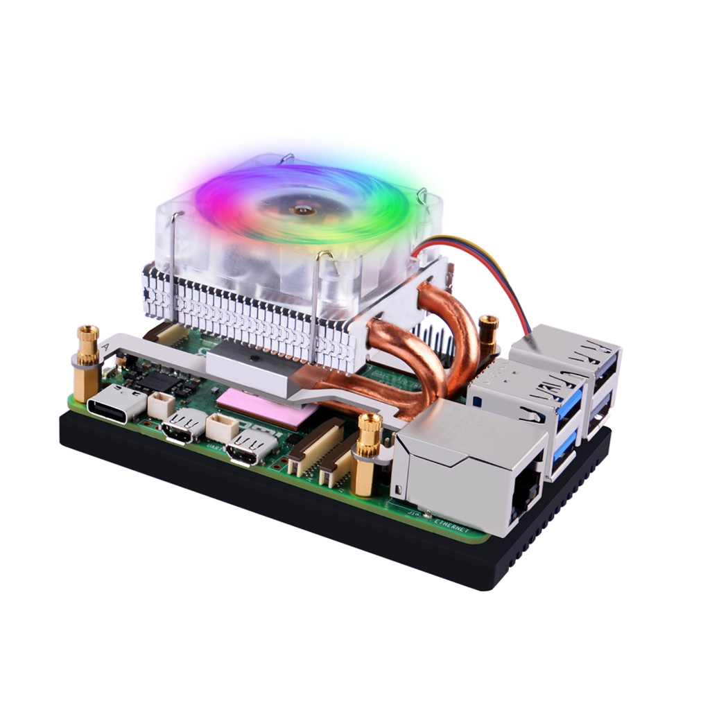 Quạt Làm Mát 52Pi Raspberry Pi 5 Raspberry Pi 5 Có Tản Nhiệt | Shopee ...