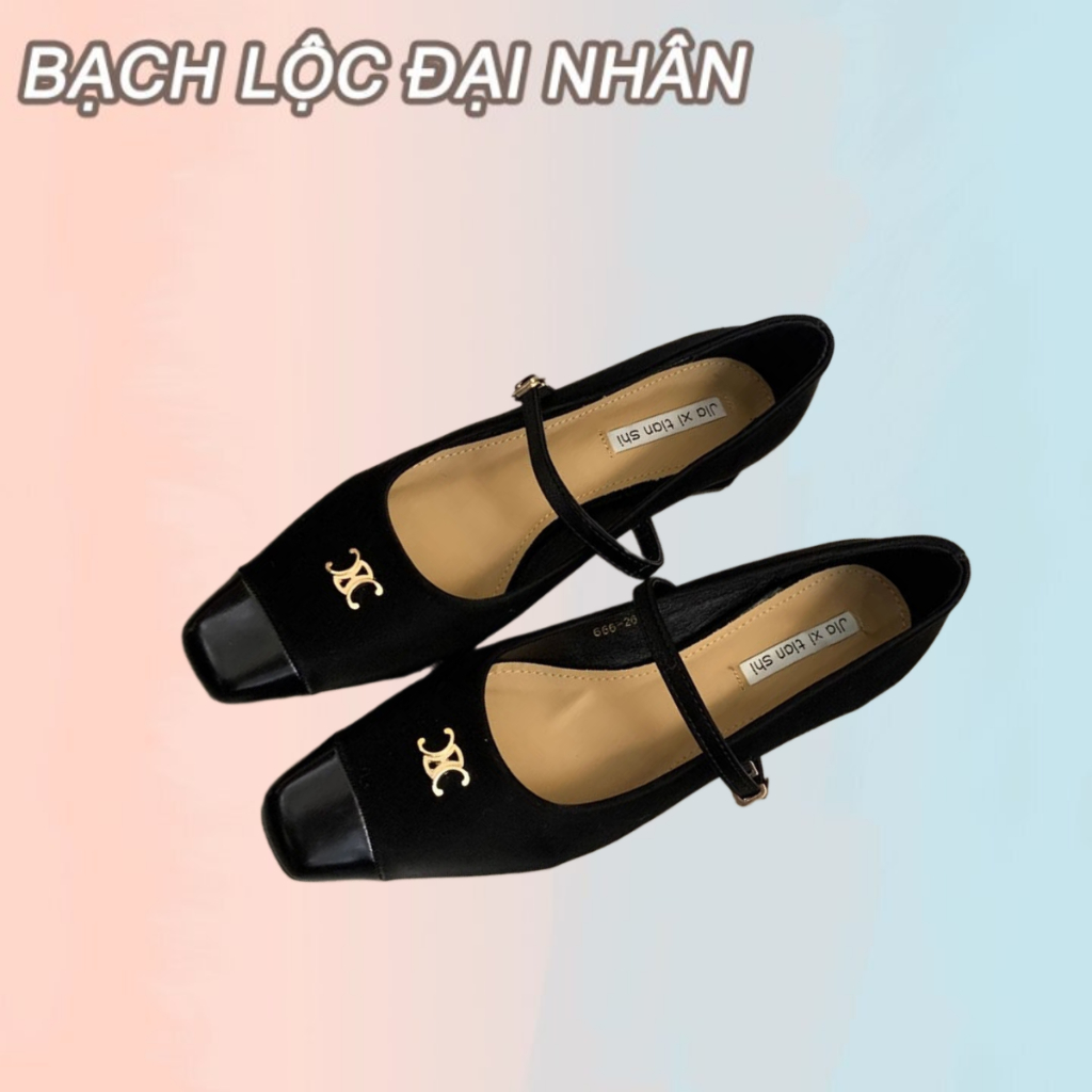 BẠCH LỘC ĐẠI NHÂN Xiao Xiangfeng Cổ Tích Cao Gót Giày Đơn Mới Pháp ...