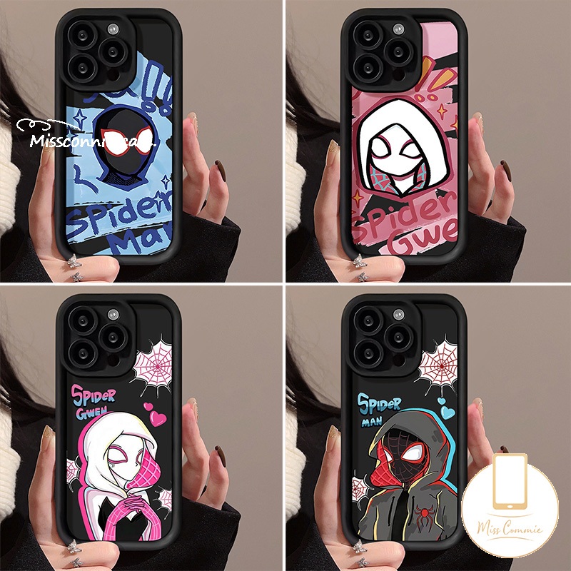 Cặp Đôi Hoạt Hình Dễ Thương Người Nhện Dành Cho Redmi 12C 10C 13C 9 12 9T A1 9A A2 10A 9C NFC ...