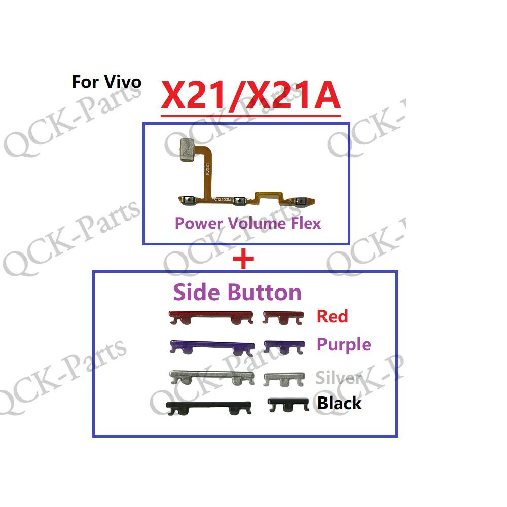 Dành Cho Vivo X21 X21A Công Tắc Mới Bật Bật Nguồn Và Tăng Âm Lượng Nút Bên Phím Linh Kiện Thay ...