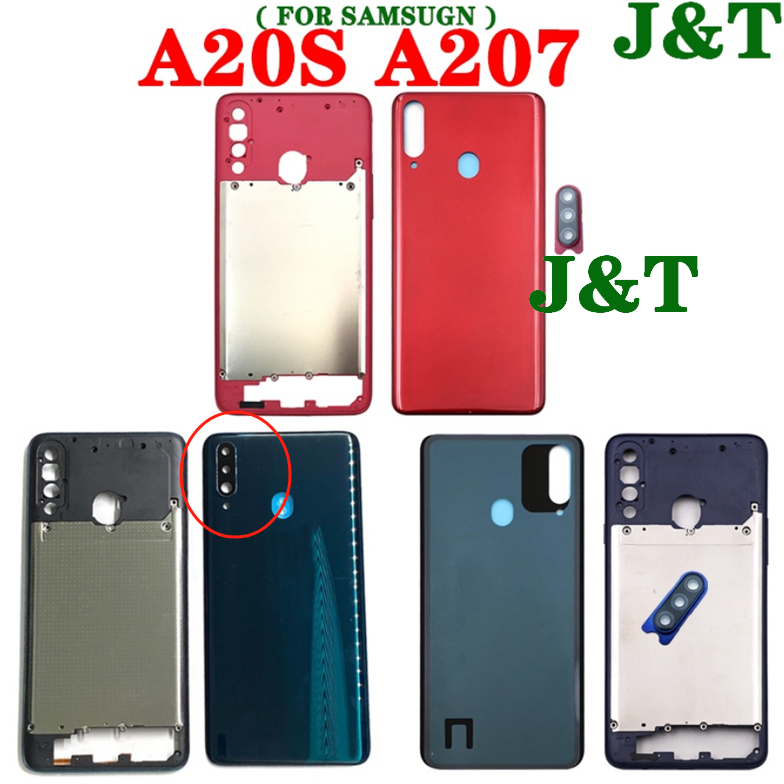 Khung Lưng Nhà Ở Cho Samsung Galaxy A20s A207 A207F A207M Khung Giữa ...