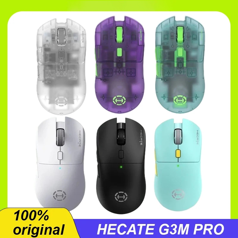 Hecate G3m Pro Chuột Game Thủ Trong Suốt 3 Chế Độ Chuột Không Dây Bluetooth Paw3395 26000dpi ...
