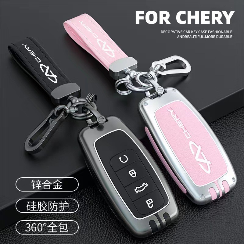 Chery Omoda 5 Tiggo 8 Pro Key Fob Cover Phụ kiện bảo vệ vỏ hợp kim (Có ...