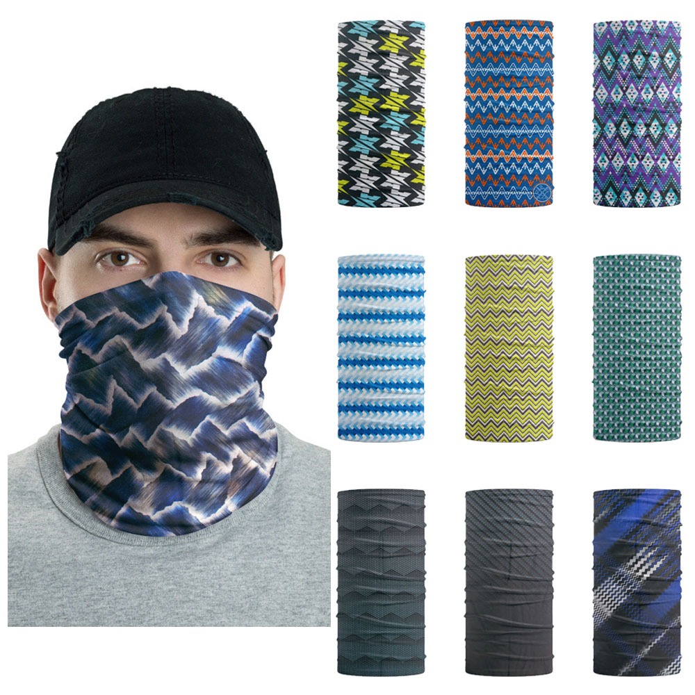 Mặt nạ Kẻ Sọc In Buff Bandana Chống Gió Balaclava Chống Bụi Cổ Gaiter ...