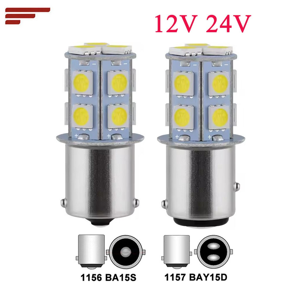 1 Chiếc 24V 12V 5050 13SMD Xe Tải Ô Tô Bóng Đèn LED 1156 BA15S P21W ...