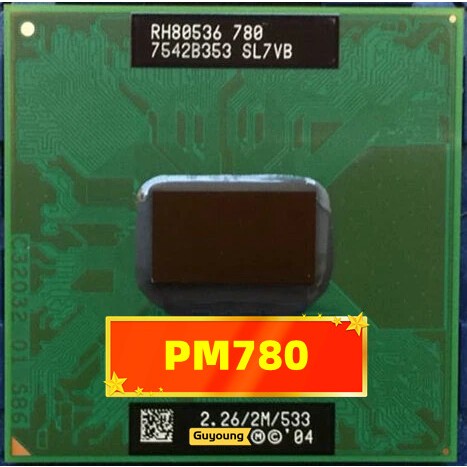 Máy tính xách tay CPU YZX PM780 Bộ xử lý Pentium M 780 Bộ nhớ đệm 2M, 2 ...