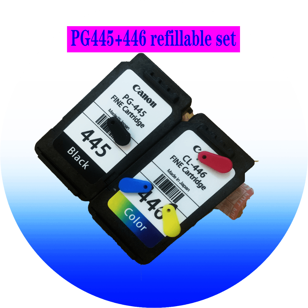 Hộp mực tương thích 445XL 446XL PG-445 CL-446 Màu đen cho máy in Canon ...