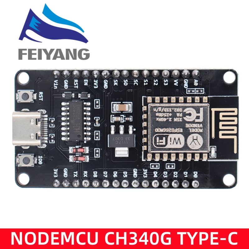 Nodemcu CH340 CP2102 V3 V2 Lua WIFI Ban Phát Triển ESP8266 | Shopee ...
