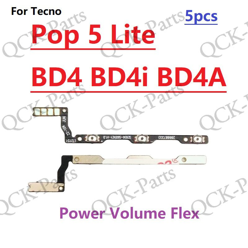 Dành Cho Tecno Pop 5 Lite BD4 BD4i BD4A Bật / Tắt Nguồn Nút Công Tắc Âm ...