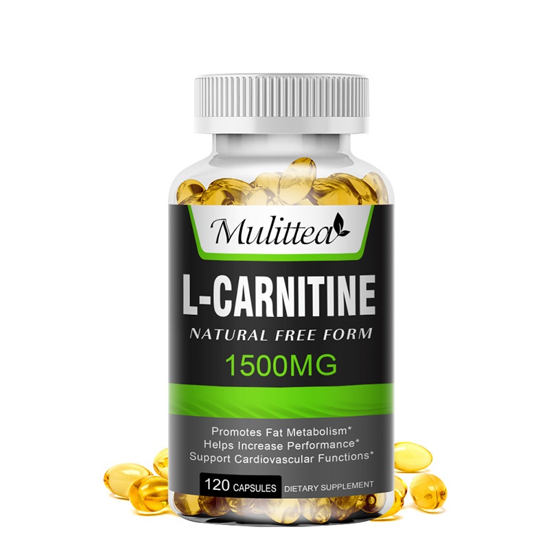 Mulittea L-Carnitine 1500MG Viên nang Dạng tự nhiên Thúc đẩy quá trình ...
