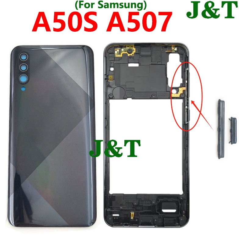 Mặt Sau Nhà Ở Khung Dành Cho Samsung Galaxy A50S A507 Khung Giữa Viền ...