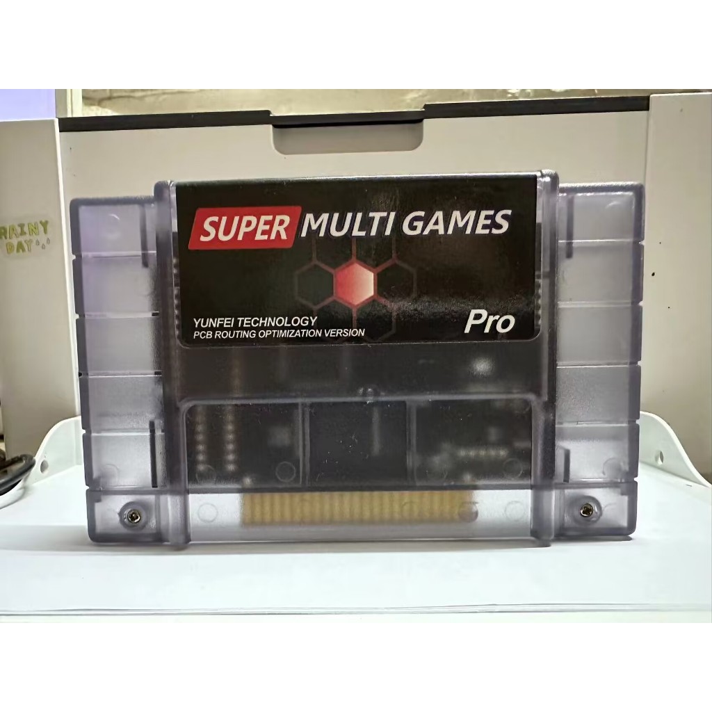 Diy Multi Card Cartridge 900 trong 1 Vỏ màu đen trong suốt cho SNES 16 ...