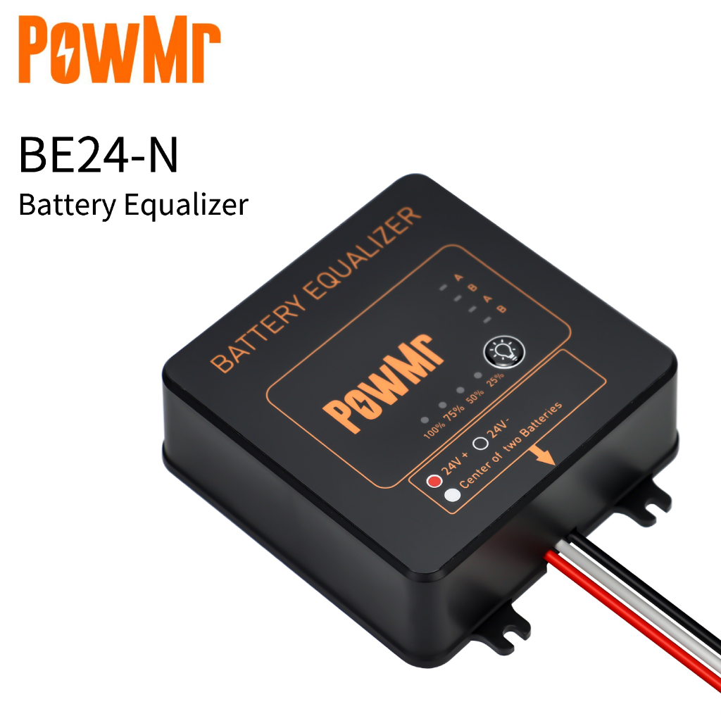 [Cửa hàng chính thức] PowMr Bộ cân bằng pin cho hệ thống pin loại AGM 2 x 12V Bộ cân bằng pin N ...