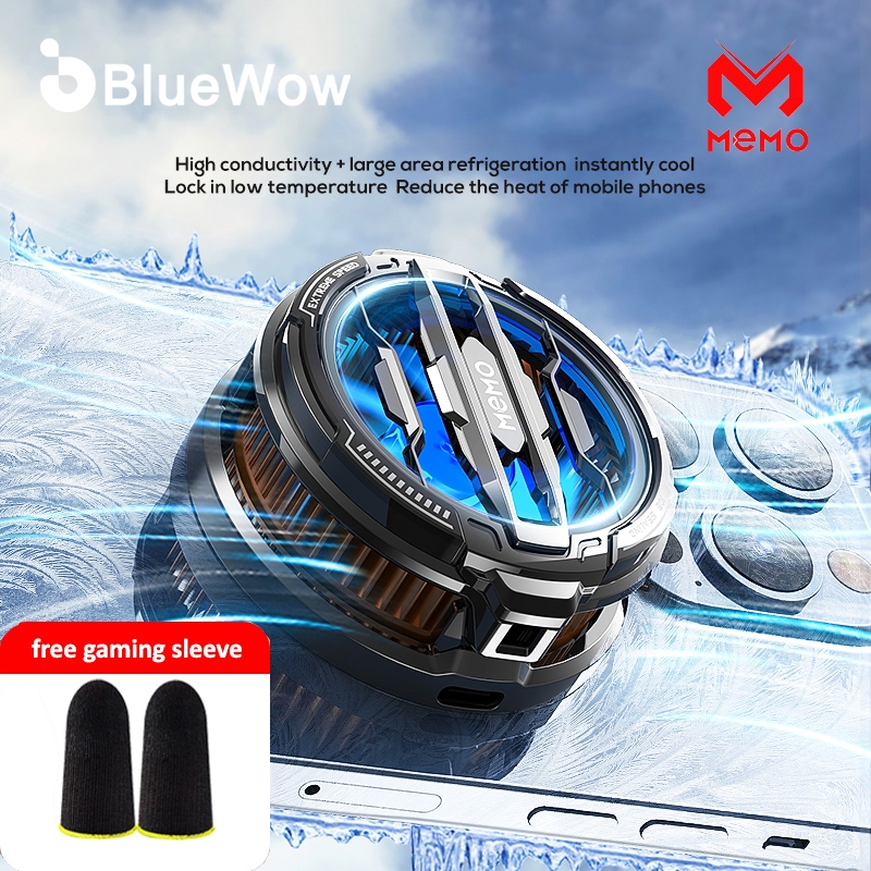 Quạt tản nhiệt BlueWow CX07 Quạt làm mát di động Điện thoại di động Bộ làm mát tản nhiệt chơi ...