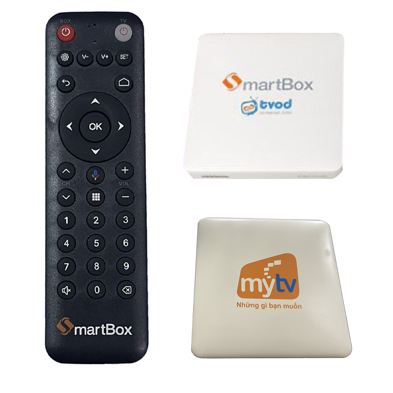 🔥[Rẻ nhất] Remote Điều khiển đầu thu Smartbox Android TiVi thế hệ mới ...