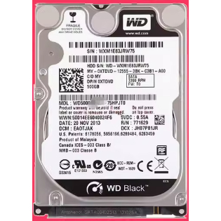 Dành Cho Western Digital WD5000BPKT 500G Laptop Đĩa Cứng 7200 RPM Đĩa ...