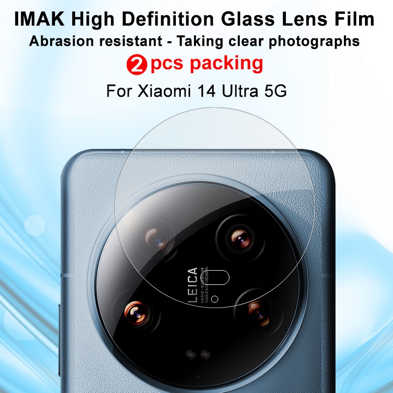 Imak Xiaomi Mi 14 Ultra 5G Kính Mặt Sau Ống Kính Camera Bảo Vệ Phim Ống Kính Máy Ảnh Kính Cường ...