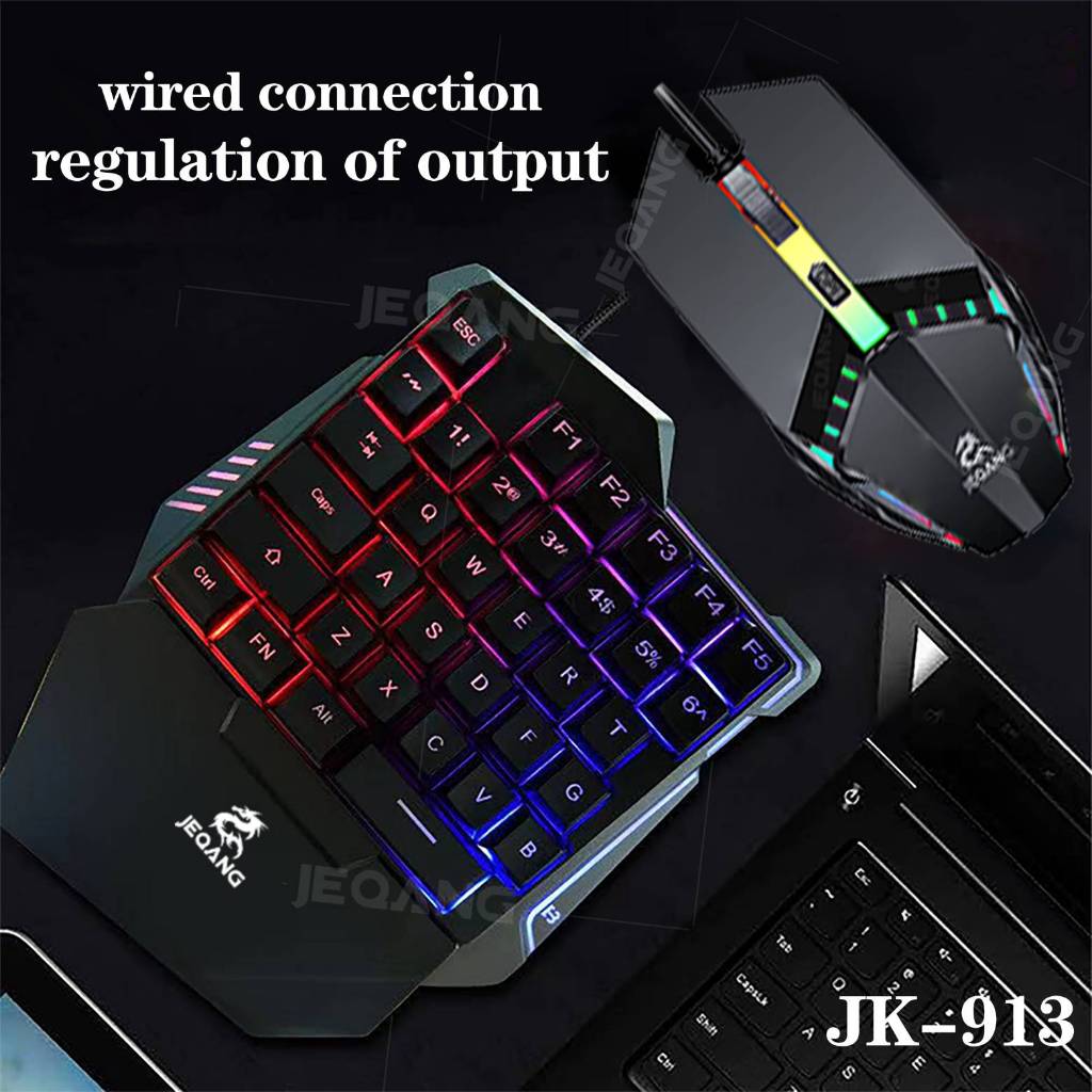 Color Breath Light Trò chơi bàn phím một tay Bộ chuột bàn phím chuyên ...