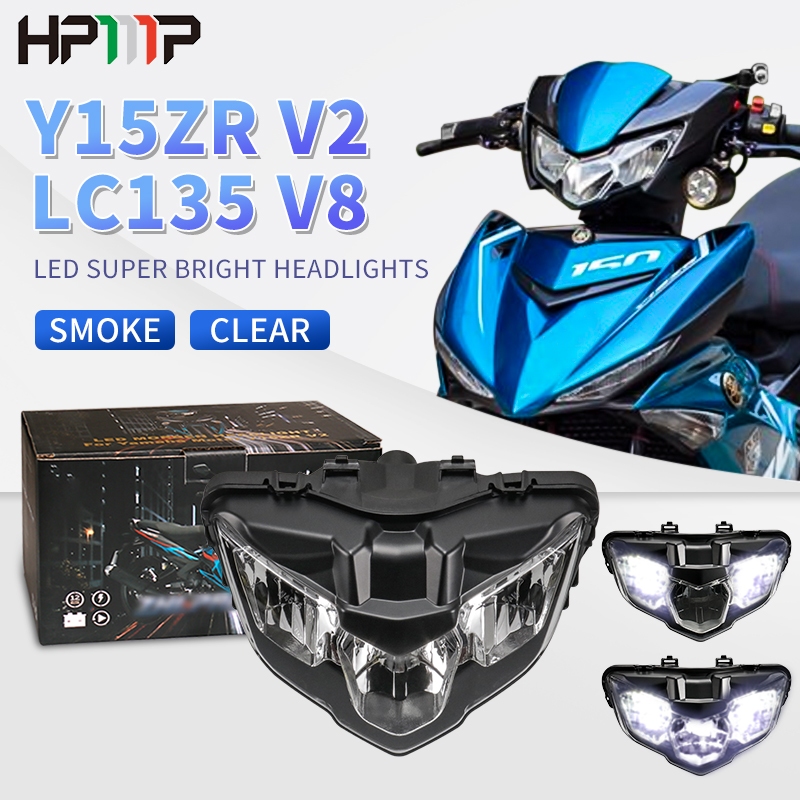 Y15ZR V2 Đèn Pha LED Trong Suốt Cho YAMAHA Sniper 150 / Exciter 150 V2/LC 135 V8 / Juliter MX ...