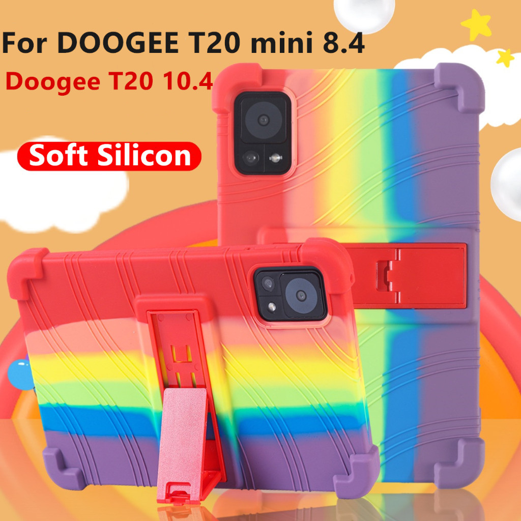 Dành cho doogee T20 / T20 mini 8.4 inch 2023 Vỏ máy tính bảng Silicon siêu mềm Vỏ đứng doogee ...