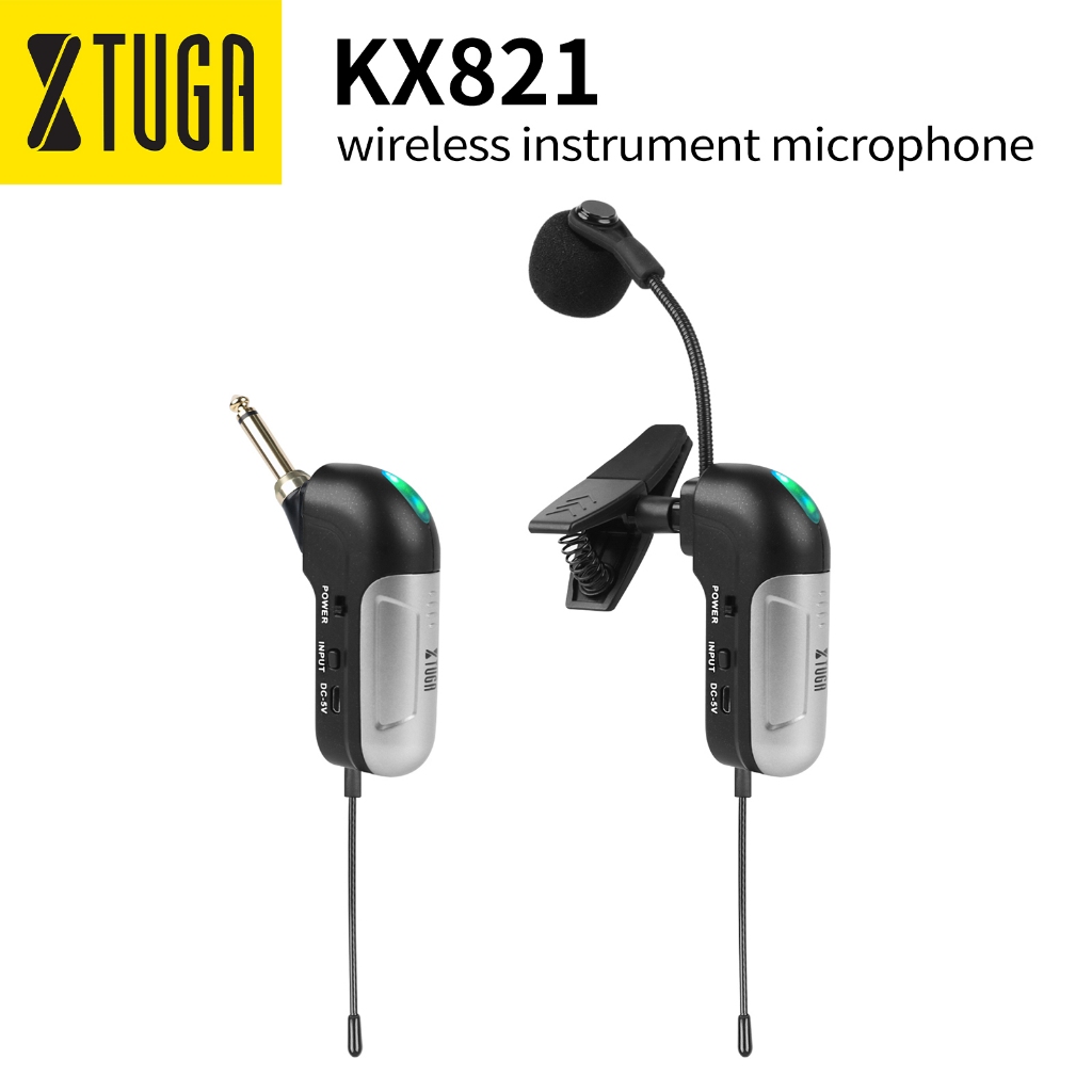 Xtuga KX821 Micro Saxophone Không Dây UHF Chuyên Nghiệp, Micro Nhạc Cụ ...
