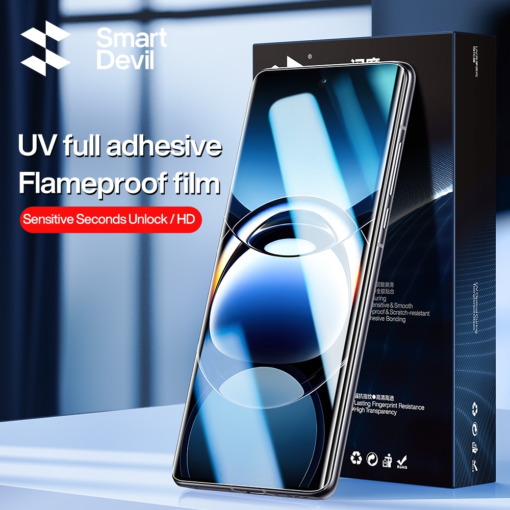 SmartDevil Kính cường lực UV SmartDevil cho OPPO Find X7 / Find X7 Ultra Full Screen Coverage HD ...