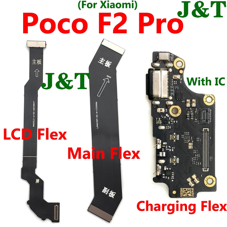 Dành Cho Xiaomi Poco F2 Pro LCD Main Board flex USB Sạc Ban Sim Ổ Cắm ...