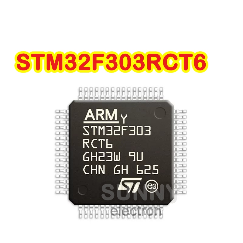 STM32F303RCT6 LQFP64 Chip vi điều khiển điện tử SMD IC ARM ST MCU RCT6 GH23W 9U CHNGH625 ...