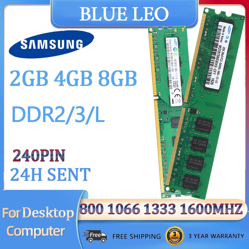 Samsung 2GB 4GB 8GB RAM DDR3 1333MHZ 1600MHZ Bộ nhớ DESKTOP DDR2 DDR3L 667Mhz 800Mhz 1066Mhz RAM ...