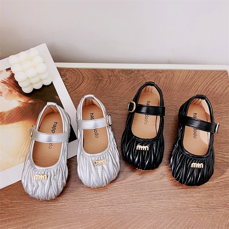 Giày da cho bé gái Giày trẻ em Bơm | Shopee Việt Nam